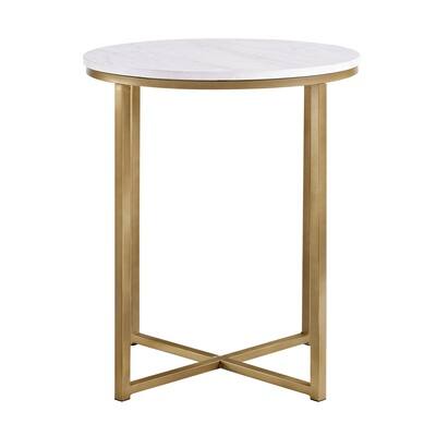 Walker Edison 16" Glam Round Side Table | Michaels