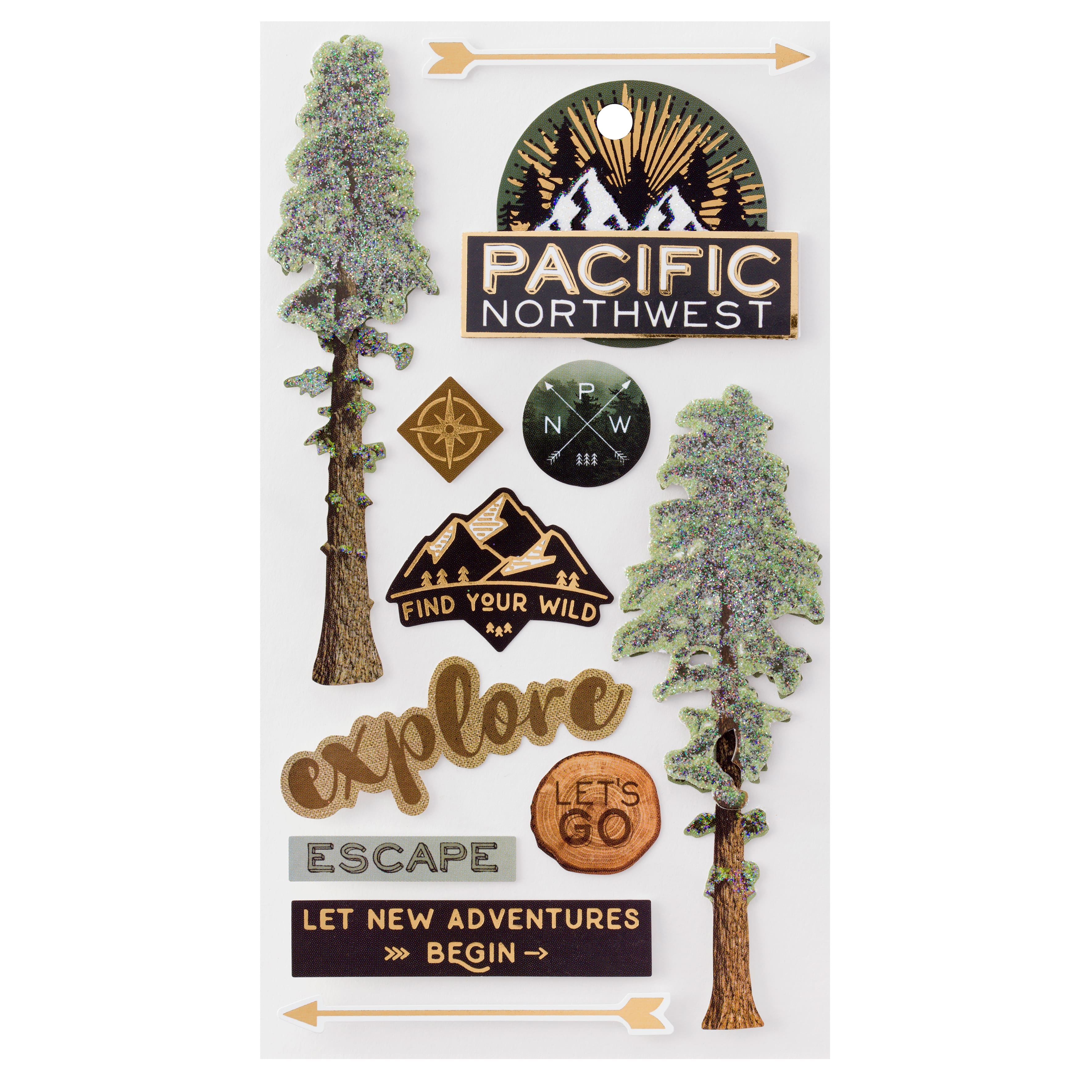 12 Pack: Pacific Northwest Stickers by Recollections™ | Michaels