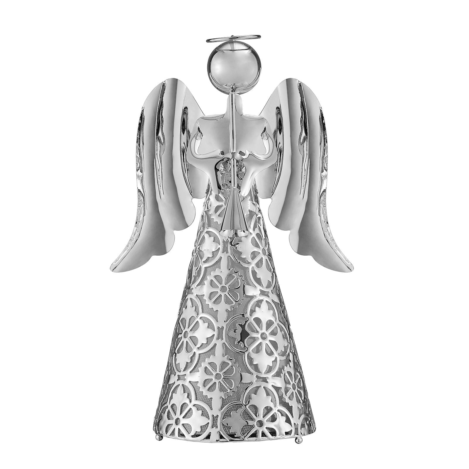 9" Silver LED Tabletop Angel | Michaels