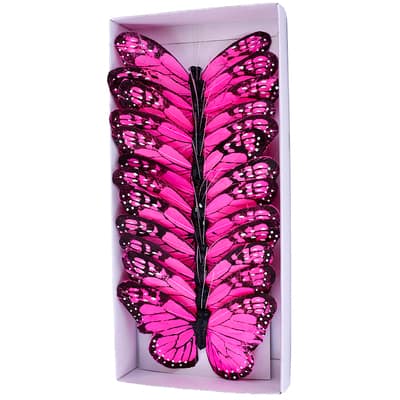 Reliant 5" Pink Butterflies, 12ct. | Michaels