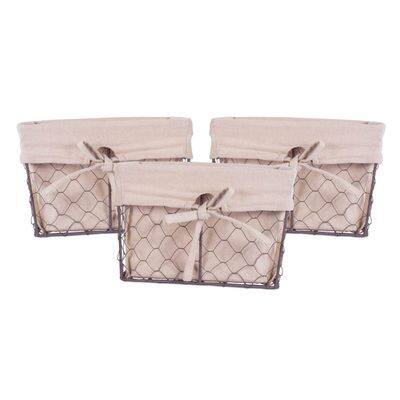 DII® Small Chicken Wire Baskets, 3ct. | Michaels