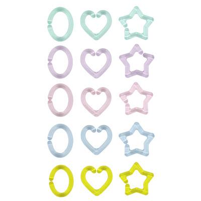 Buy in Bulk - 12 Packs: 200 ct. (2,400 total) Pastel Heart, Star ...