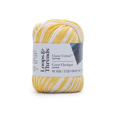 Classic Cotton™ Patterned Yarn by Loops & Threads® | Michaels