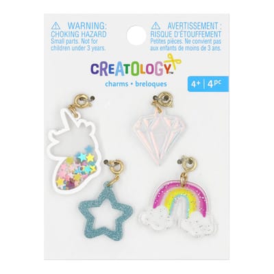 Unicorn, Rainbow, Diamond & Star Charms by Creatology™ | Michaels