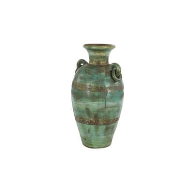 23" Green Ceramic Rustic Vase | Michaels