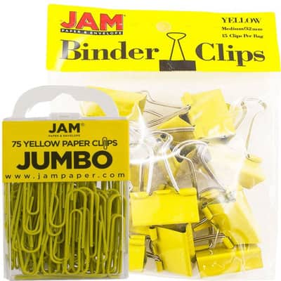 JAM Paper Office Desk Supply Clips Set | Michaels