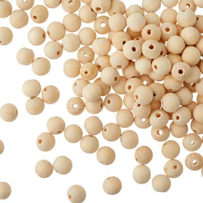 Wood Round Craft Beads, 11mm by Bead Landing™ | Michaels