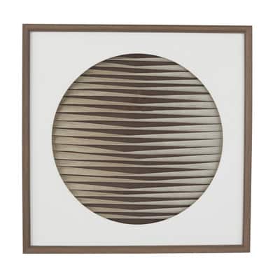 Brown Wood Contemporary Shadow Box, 24" x 2" x 24" | Michaels