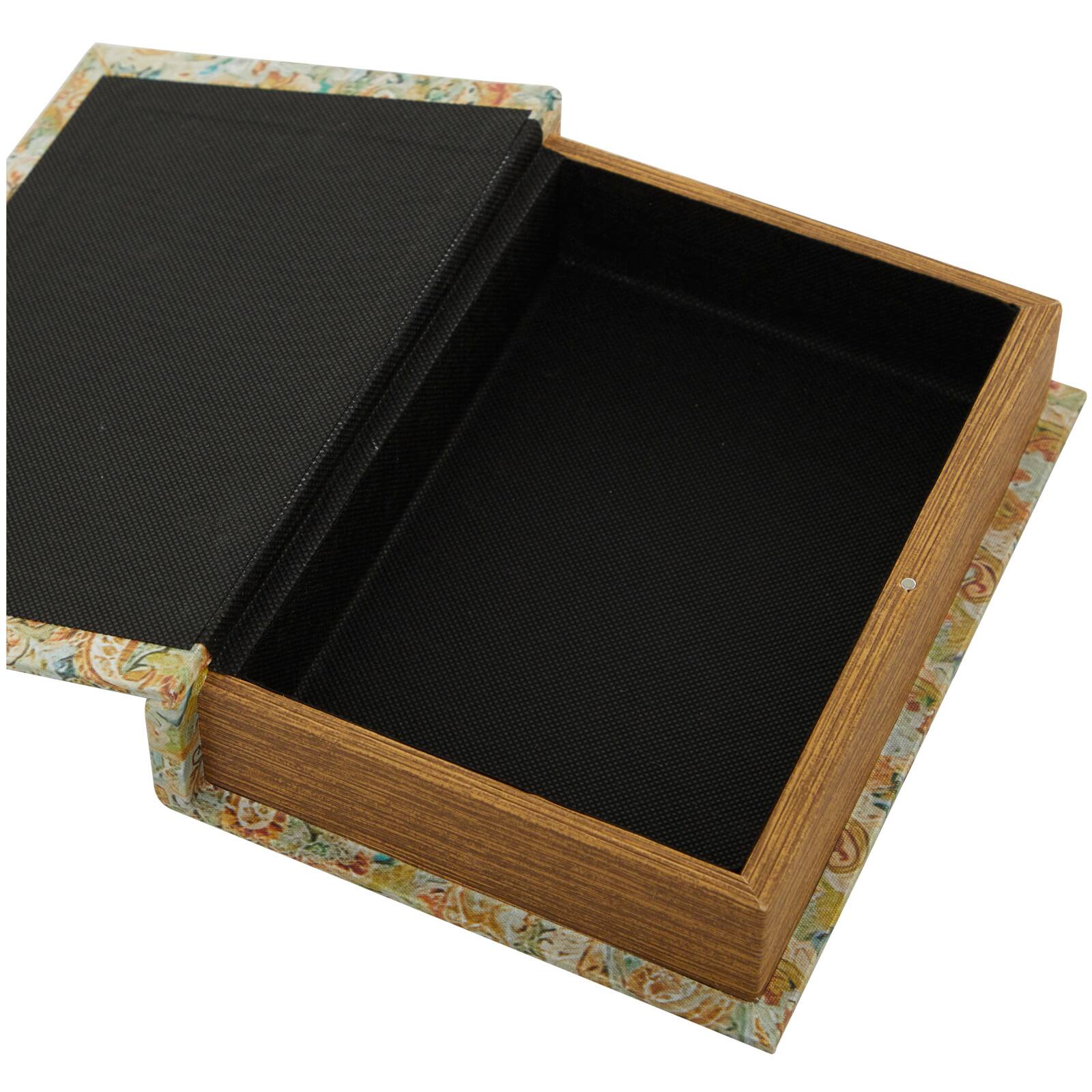 Paisley Canvas Faux Book Box Set | Michaels