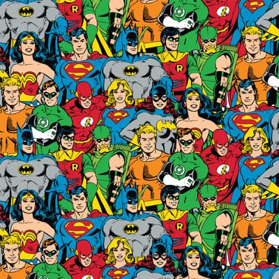Camelot® Fabrics DC Comics Packed Characters Cotton Fabric | Michaels