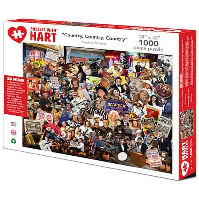 Hart Puzzles Country, Country, Country by Steve Smith 1,000 Piece ...