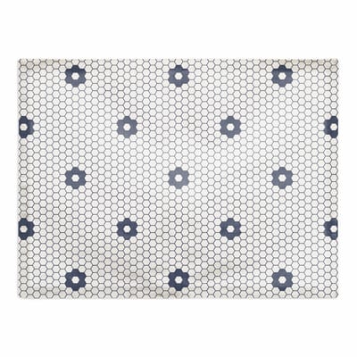 Floral Tile Pattern 18" x 14" Cotton Twill Placemat | Michaels