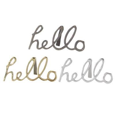CosmoLiving by Cosmopolitan Hello Glam Décor Sign Set | Michaels