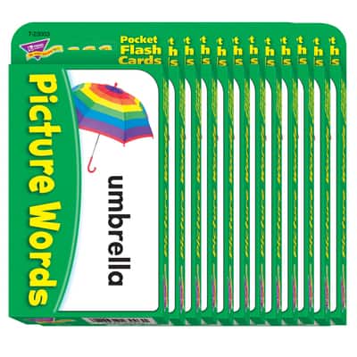 Trend Enterprises® Picture Words Flash Cards, 12ct. | Michaels