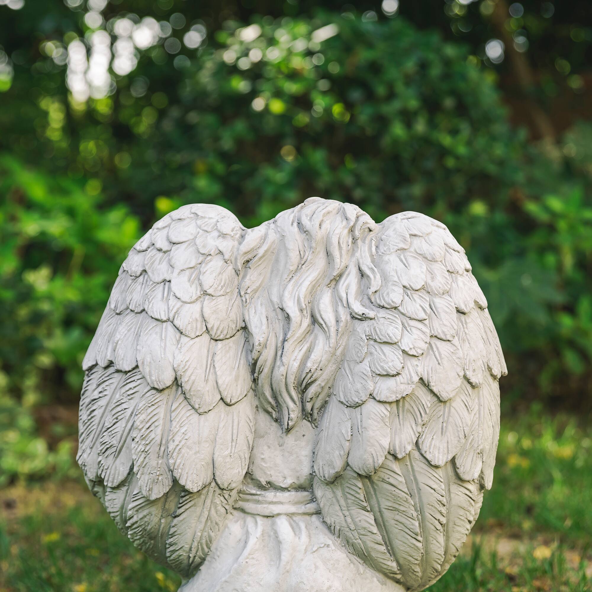 Glitzhome® 19" Kneeling Angel Garden Statue | Garden Decor | Michaels