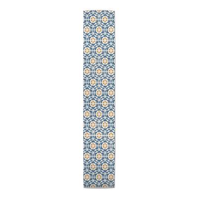 Yellow & Blue Hexagons Indoor/Outdoor Table Runner | Michaels
