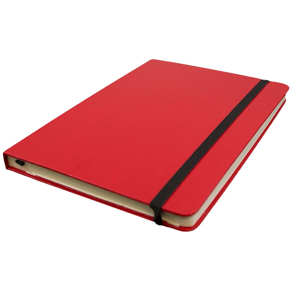 JAM Paper Medium Hardcover Notebook with Elastic Band | Lined Journals ...