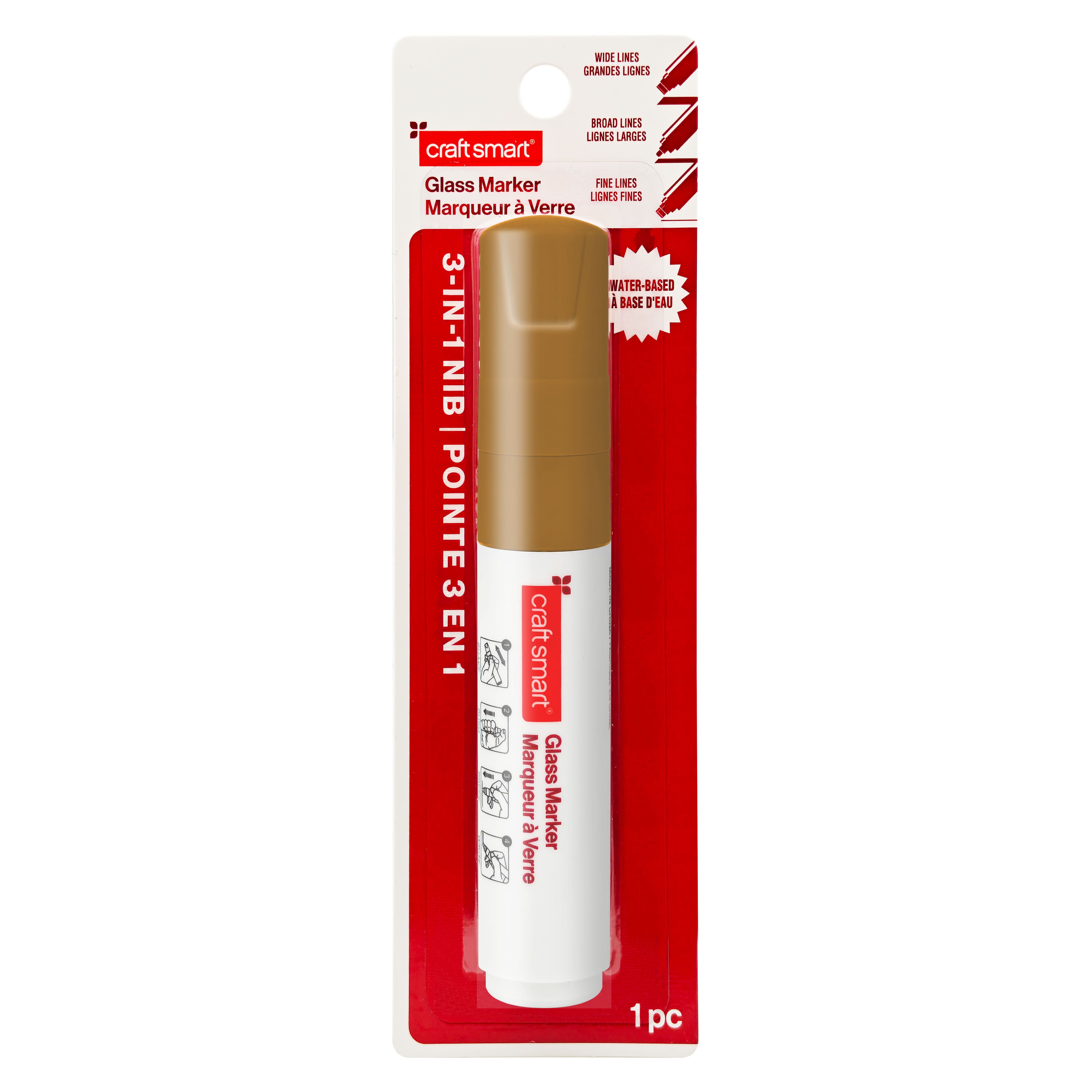 3-in-1 Nib Glass Marker by Craft Smart® | Michaels