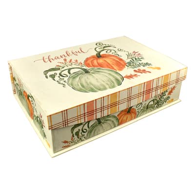 Small Harvest Decorative Flip Top Box by Ashland® | Michaels
