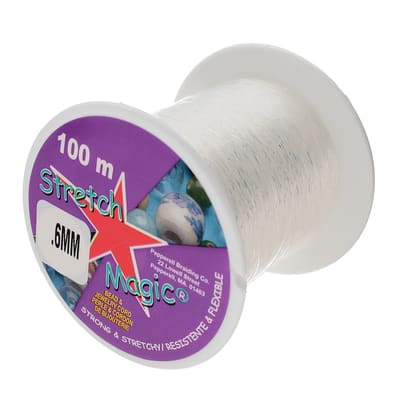 Stretch Magic® 0.6mm Clear Bead & Jewelry Cord, 100m | Michaels