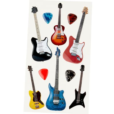 Electric Guitar Stickers by Recollections™ | Michaels