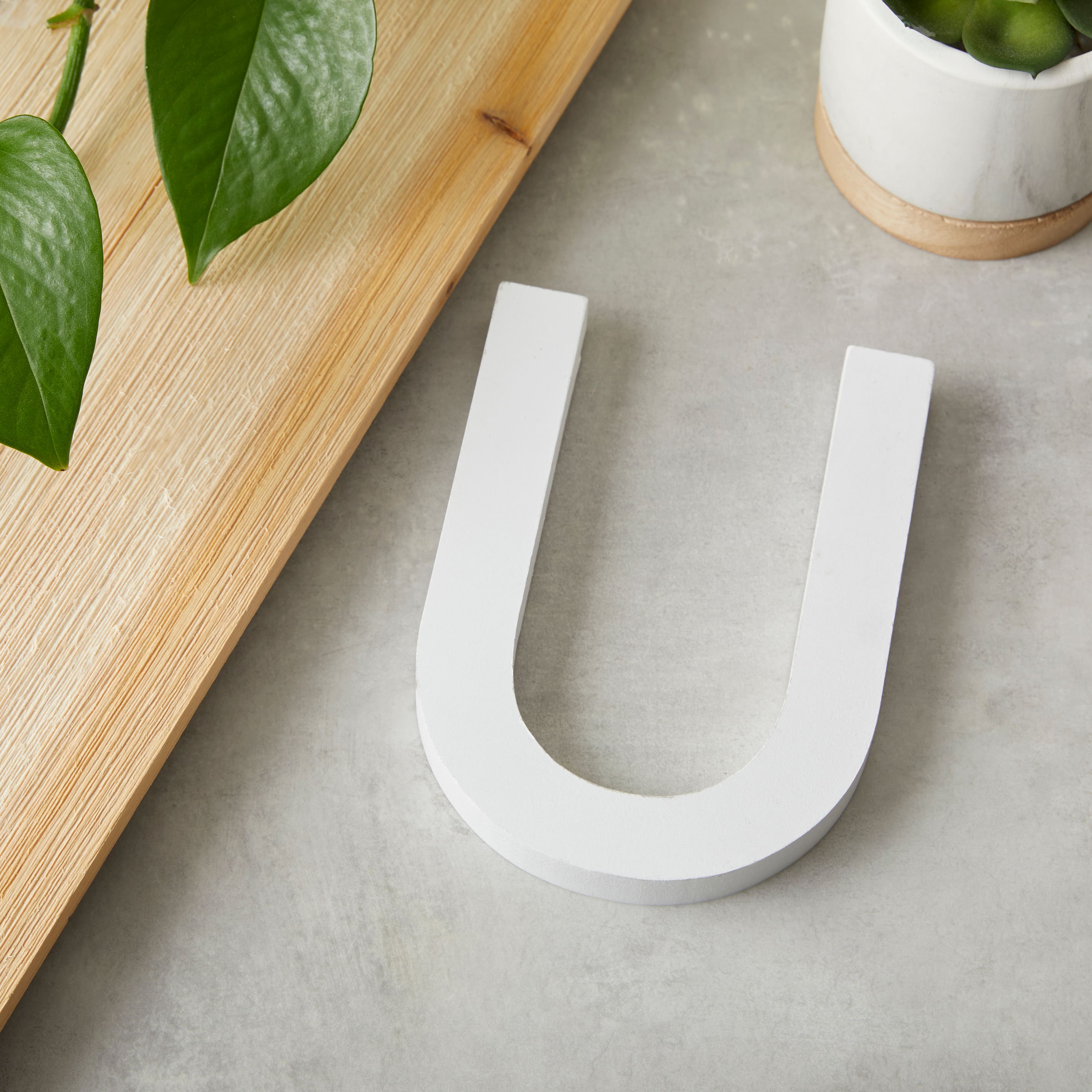 5.5" White MDF Letter by Make Market® | Michaels