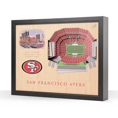 NFL 25 Layer StadiumView Wall Art, Color: San Francisco 49ers | Michaels