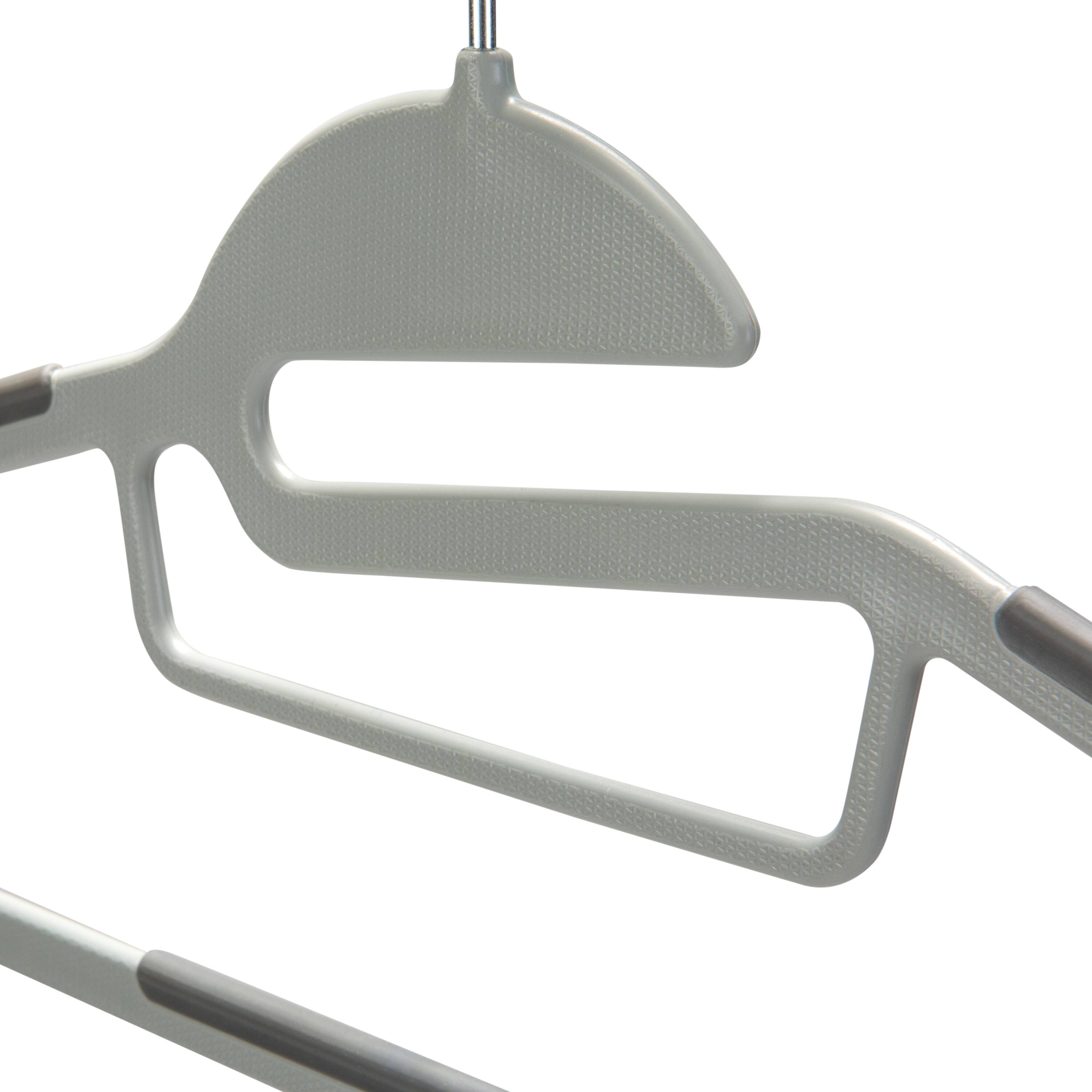 Simplify Kids Collar Saver Ultimate Hangers, 12ct., Color: Light Gray ...