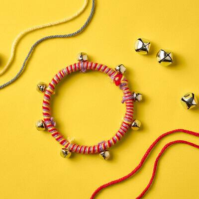 Yarn-Wrapped Tambourine | Projects | Michaels