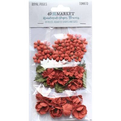 49 And Market Royal Posies Tomato Paper Flowers | Michaels