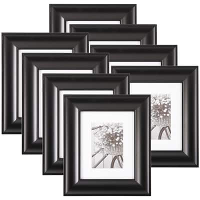 Buy in Bulk - 8 Pack: Black Frame with Mat, Gallery™ by Studio Décor ...