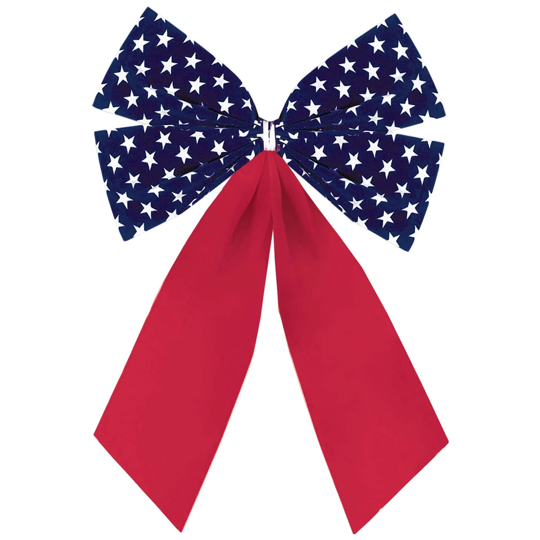 10" Patriotic Flocked Bows, 6ct. | Michaels
