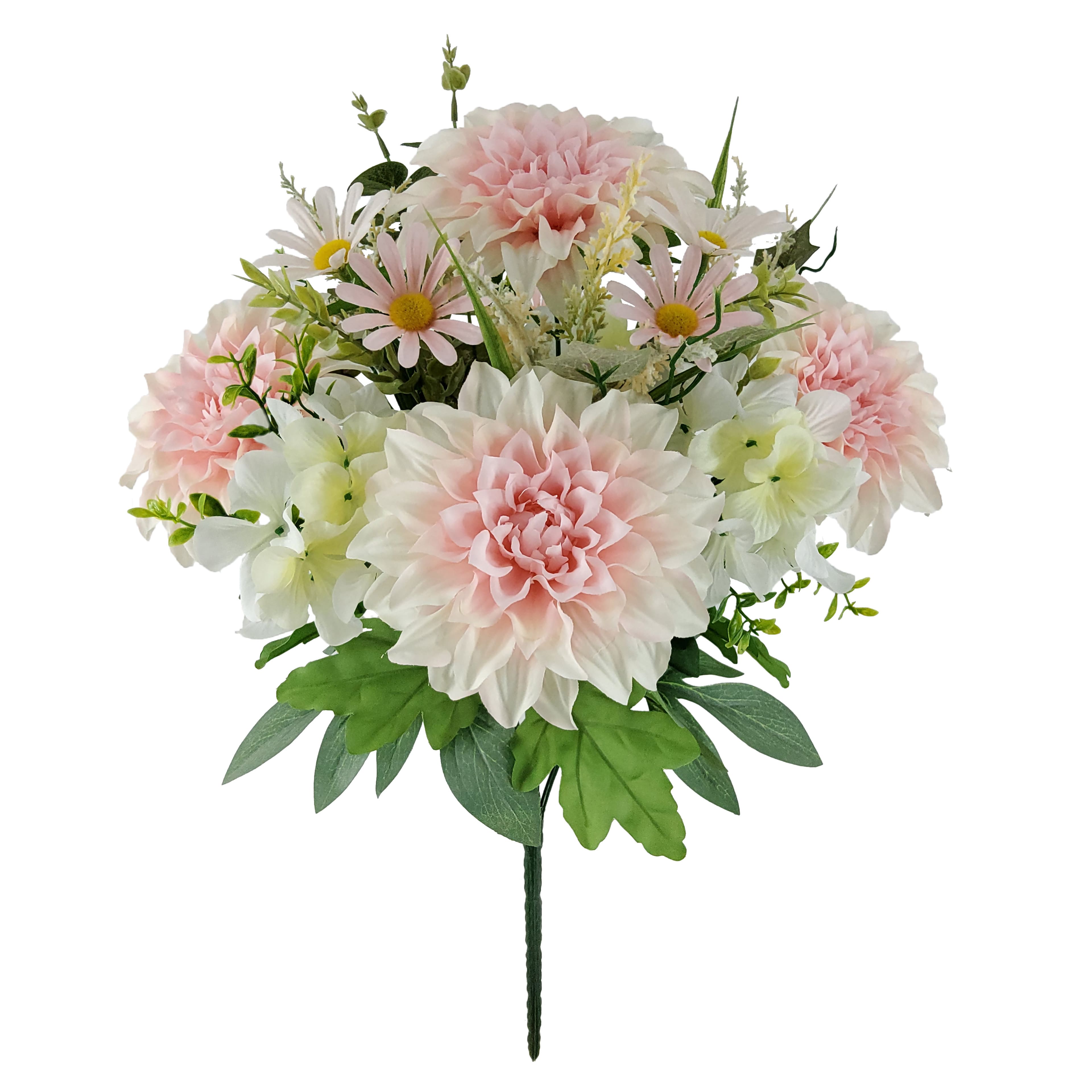 21" Dahlia Mix Deluxe Bush by Ashland®, Color: Cream/Pink | Michaels