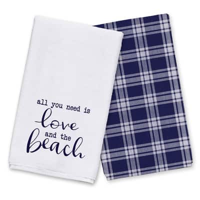 Love and Beach Hand Towel Set | Michaels