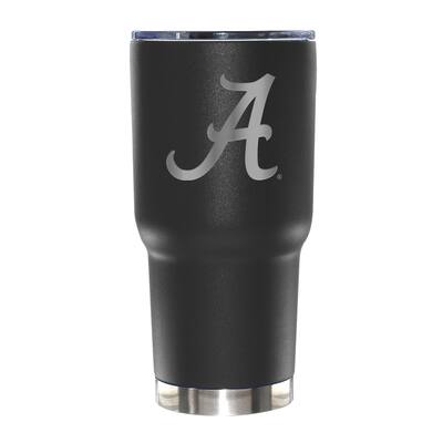 The Memory Company NCAA 30oz. Black Tumbler with Etched Logo, Color ...