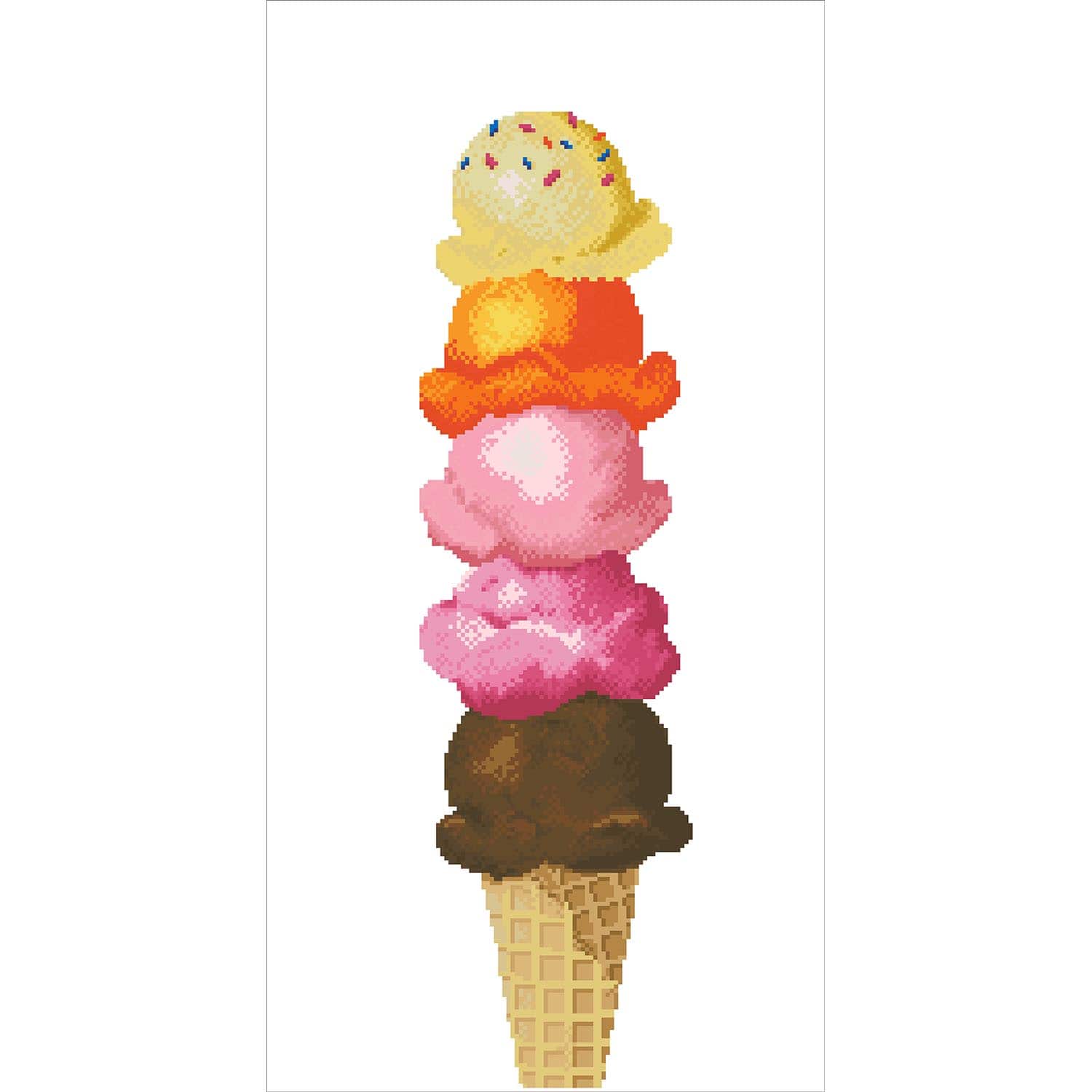 Camelot® Dots Ice Cream Diamond Painting Kit | Michaels