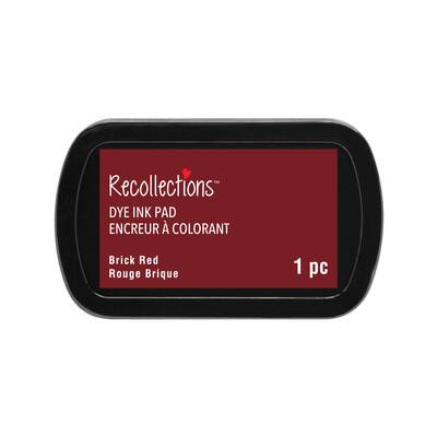 Buy in Bulk - 12 Pack: Dye Ink Pad by Recollections®, Color: Brick Red ...