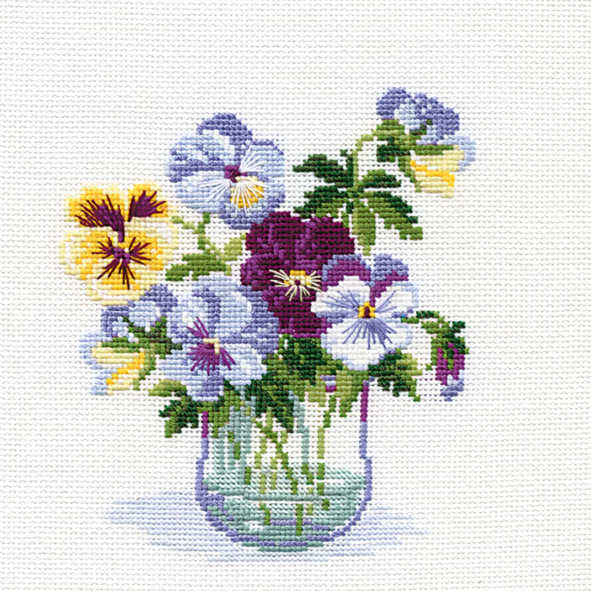RIOLIS Pansies Cross Stitch Kit | Michaels