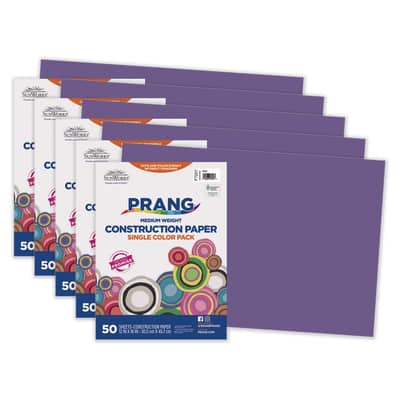 Prang® 12" x 18" Construction Paper, 5 Packs of 50 Sheets | Michaels