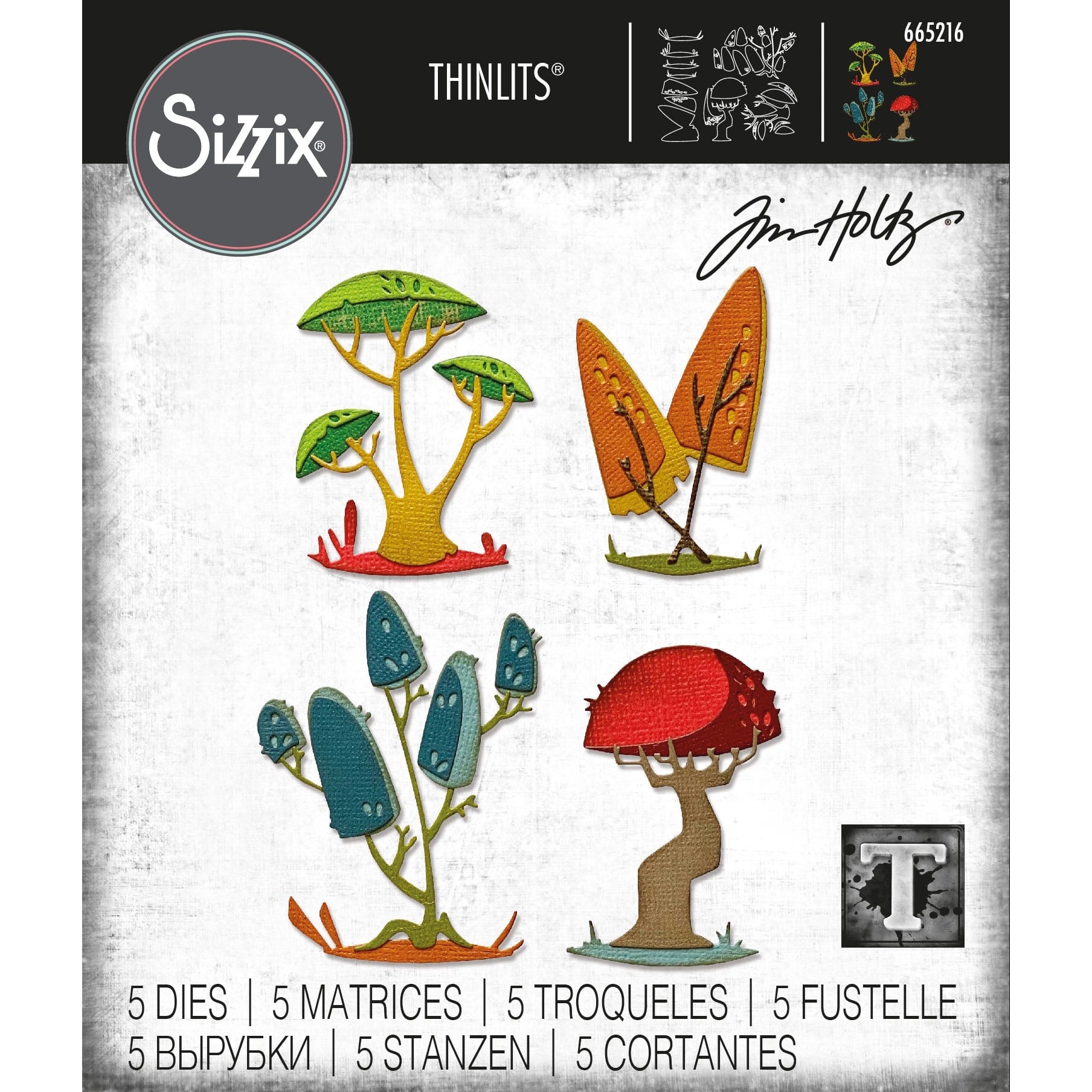 Sizzix® Thinlits® Tim Holtz® Toadstool Dies | Michaels