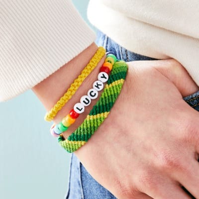 St. Patrick's Day Friendship Bracelet | Projects | Michaels
