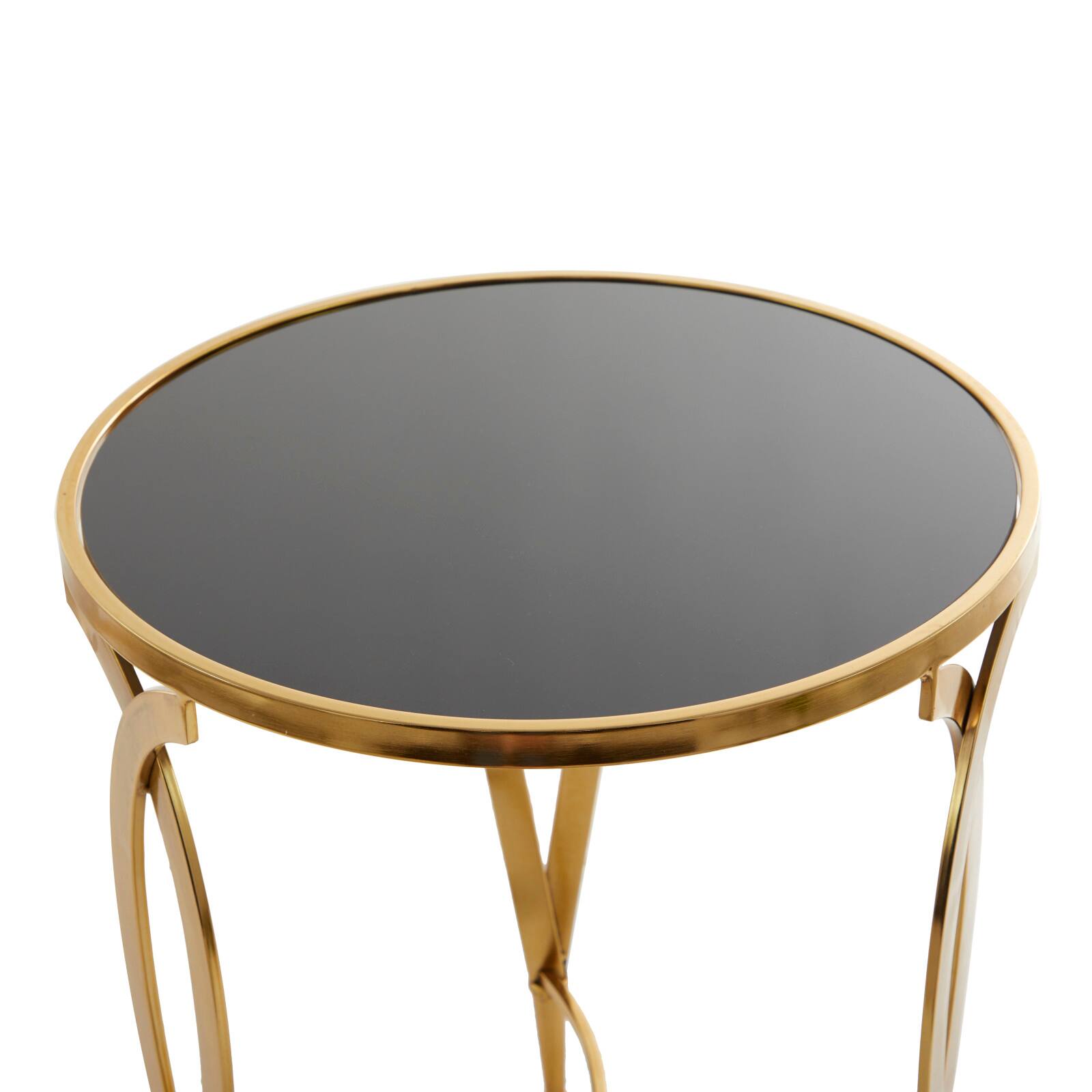 Black Metal Contemporary Accent Table 27" x 20" x 20" | Michaels