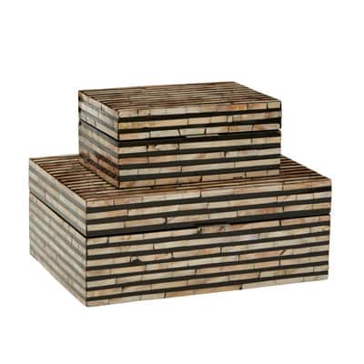 Black Mother of Pearl Coastal Box Set | Michaels