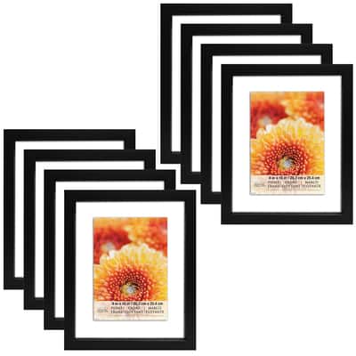 Buy in Bulk - 8 Pack: Black Float Frame by Studio Décor®, Size: 8" x 10 ...