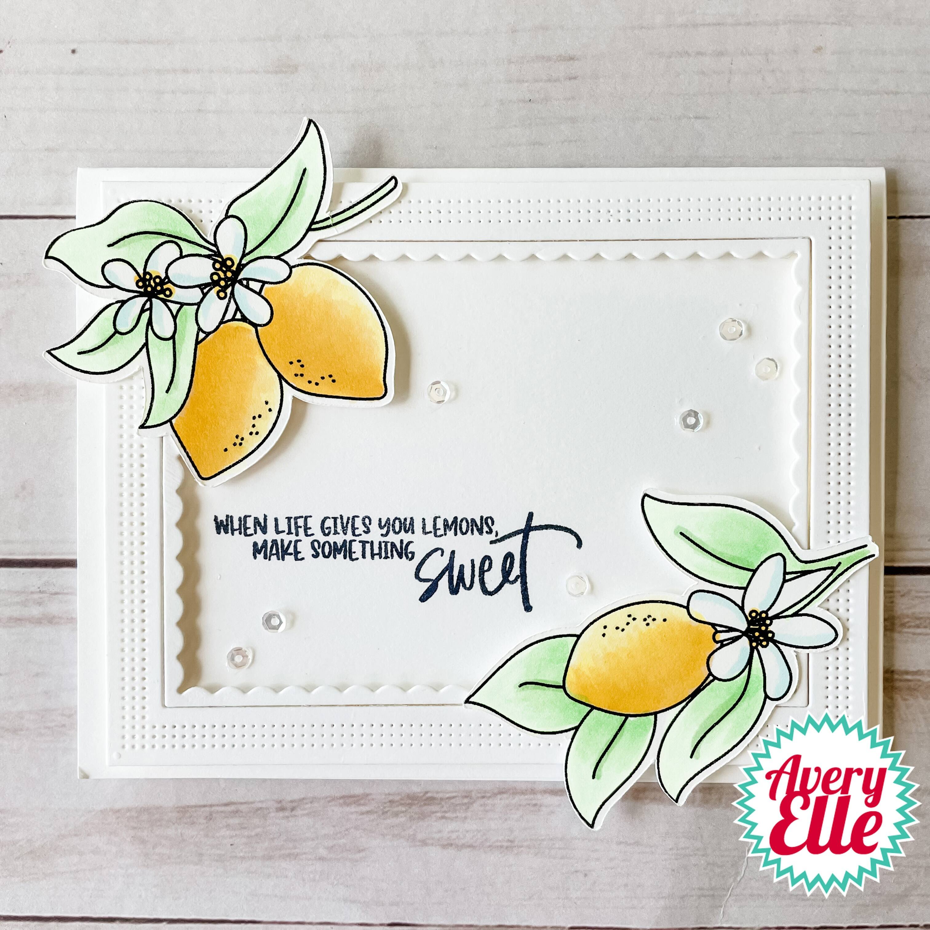 Avery Elle Be Zesty Clear Stamp Set | Michaels