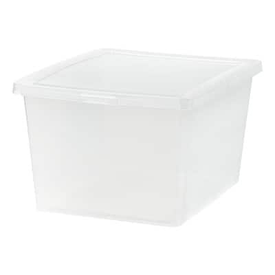 IRIS® 24.5qt. Snap Top Plastic Storage Boxes, 6ct. | Michaels