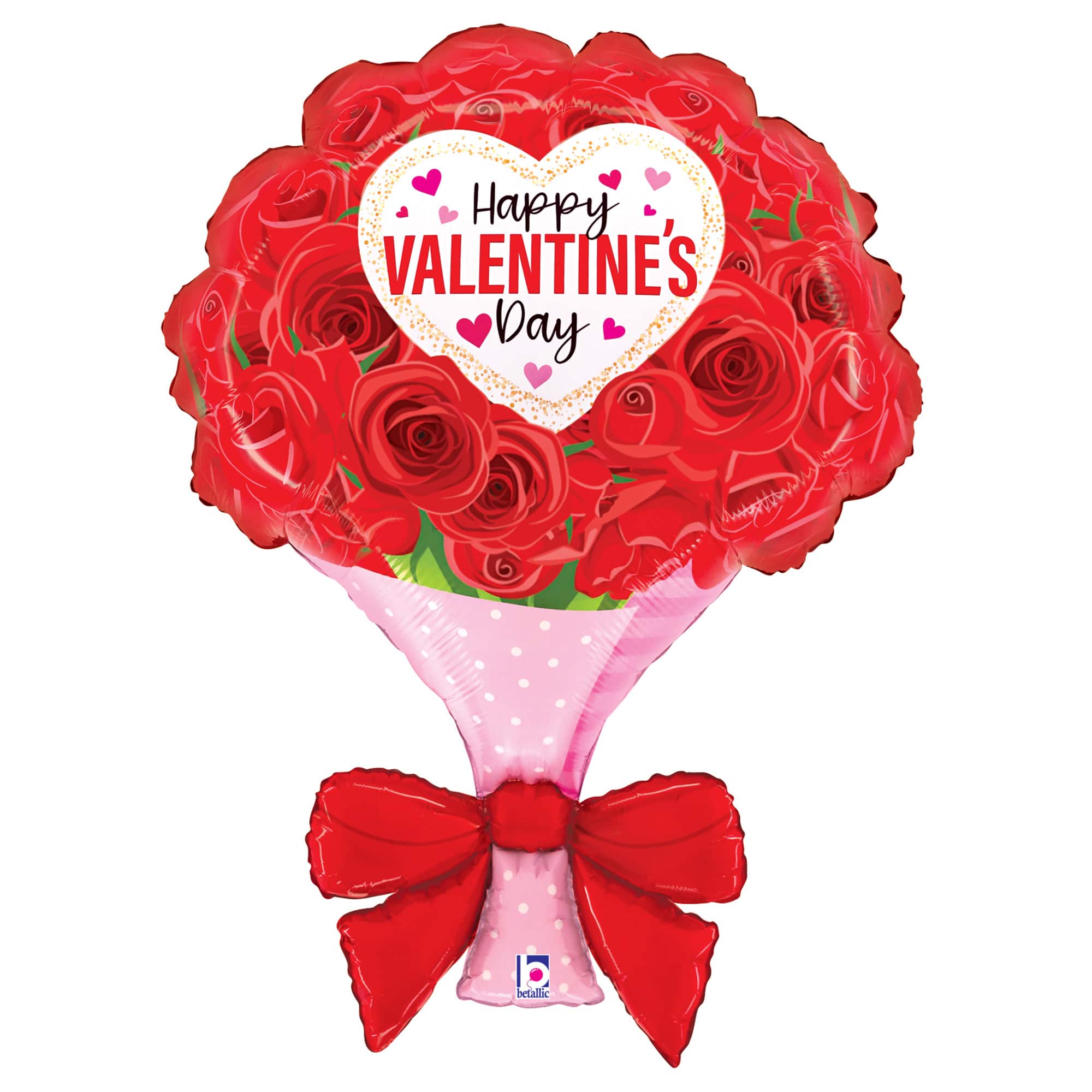 32" Valentine's Wrapped Roses Foil Balloon | Michaels