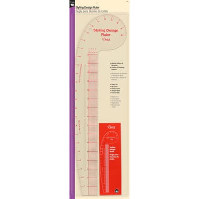 Dritz® Clear Curved & Straight Edge Styling Design Ruler | Michaels