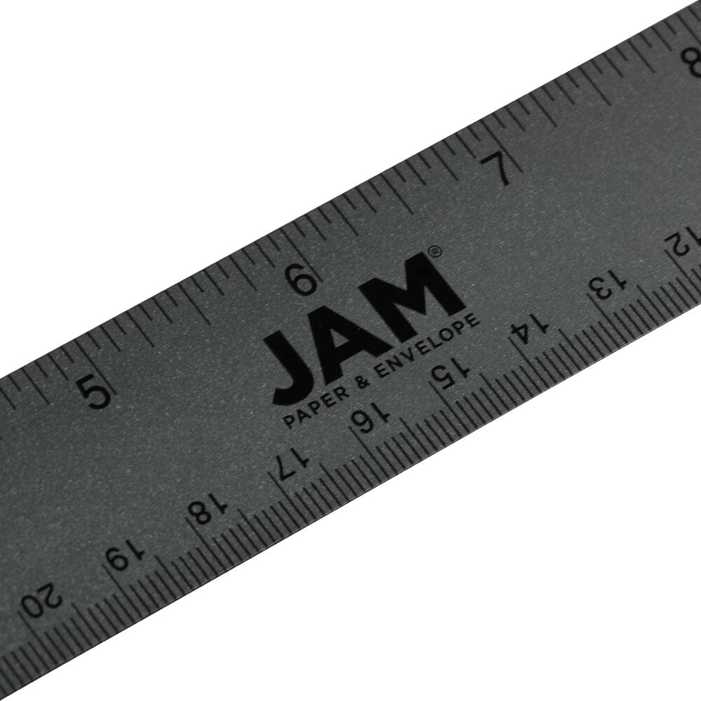JAM Paper Metallic Stainless Steel Rulers, 12ct. | Rulers | Michaels