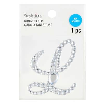Bling Alphabet Letter Sticker by Recollections™ | Michaels